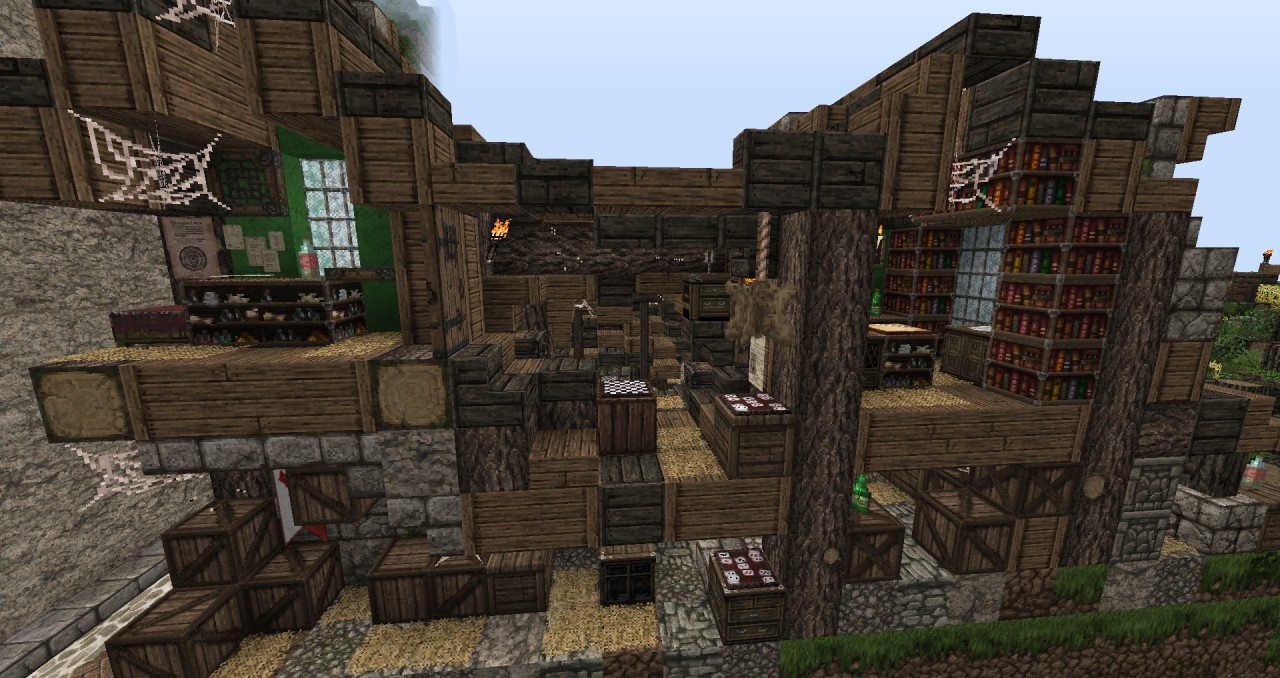 Medieval village (Plot) Minecraft Map