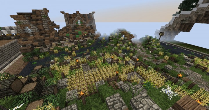 Medieval village (Plot) Minecraft Map