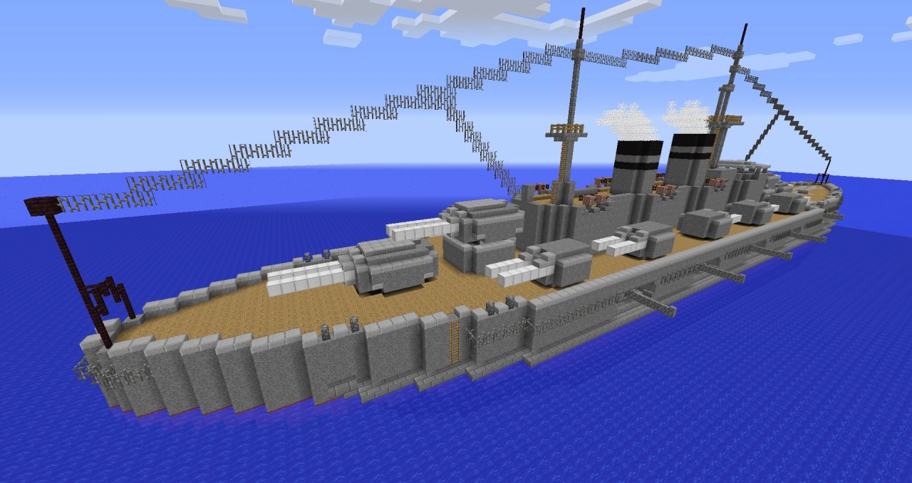 IJN Style Dreadnaught Minecraft Map