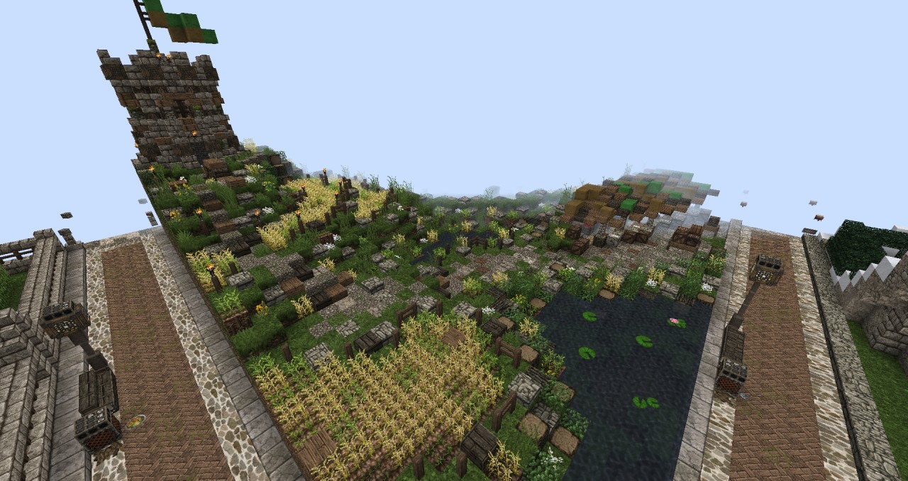 Medieval village (Plot) Minecraft Map