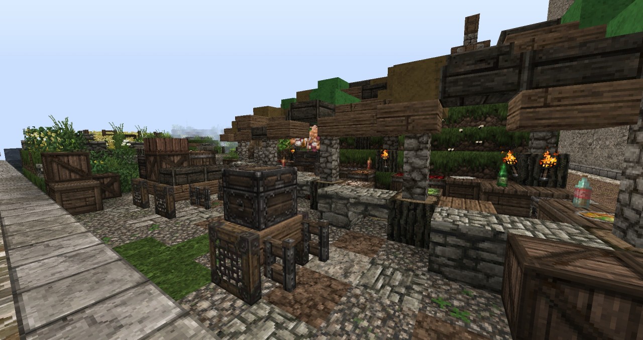 Medieval village (Plot) Minecraft Map