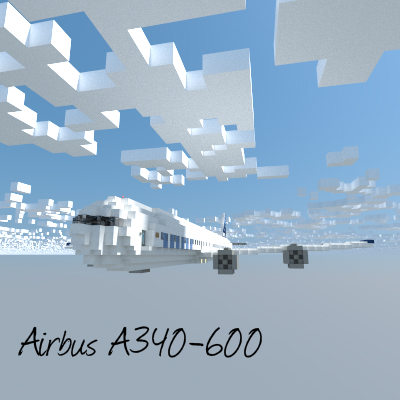 (Flows HD) Airbus A340-600 by TwIsTeD_uP454 Minecraft Map