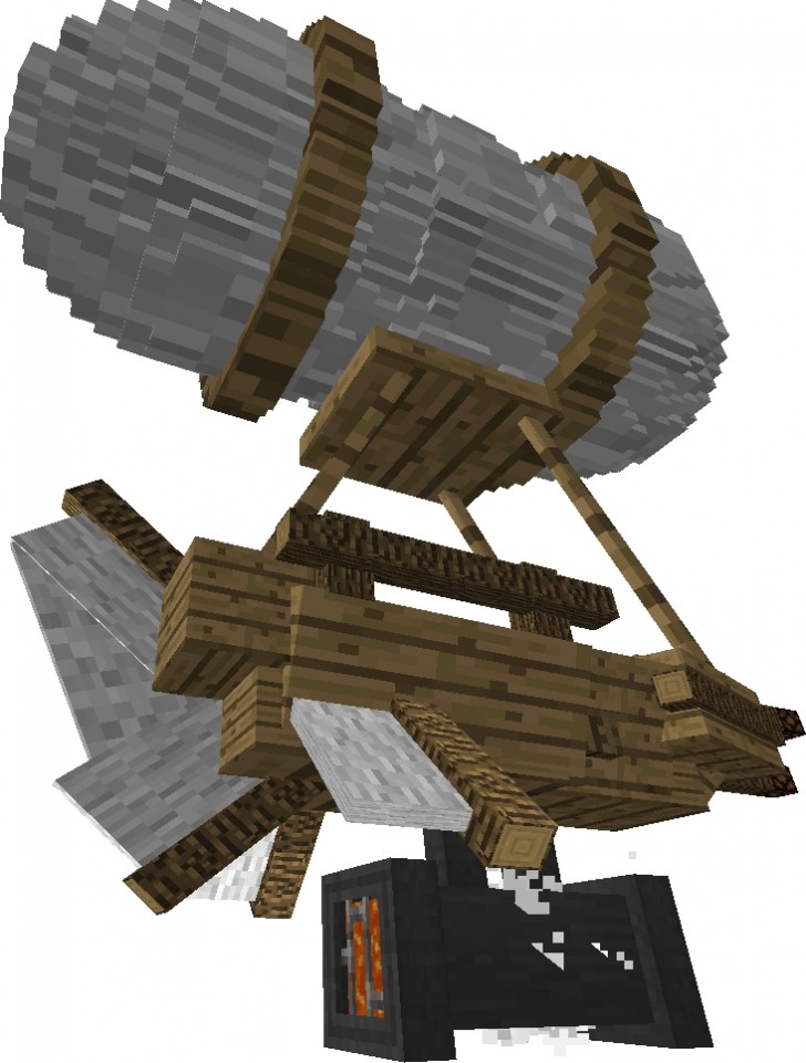 Airship Mod (vanilla mod) Minecraft Map