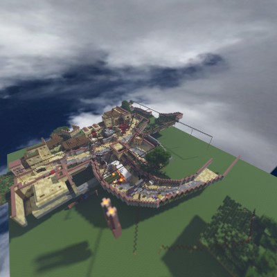 ∫ Ghost town | Large project! ∫ Minecraft Map