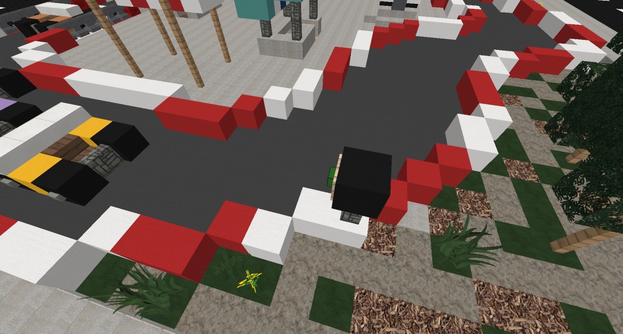Port Ray Builds | Go-Kart Track Minecraft Map