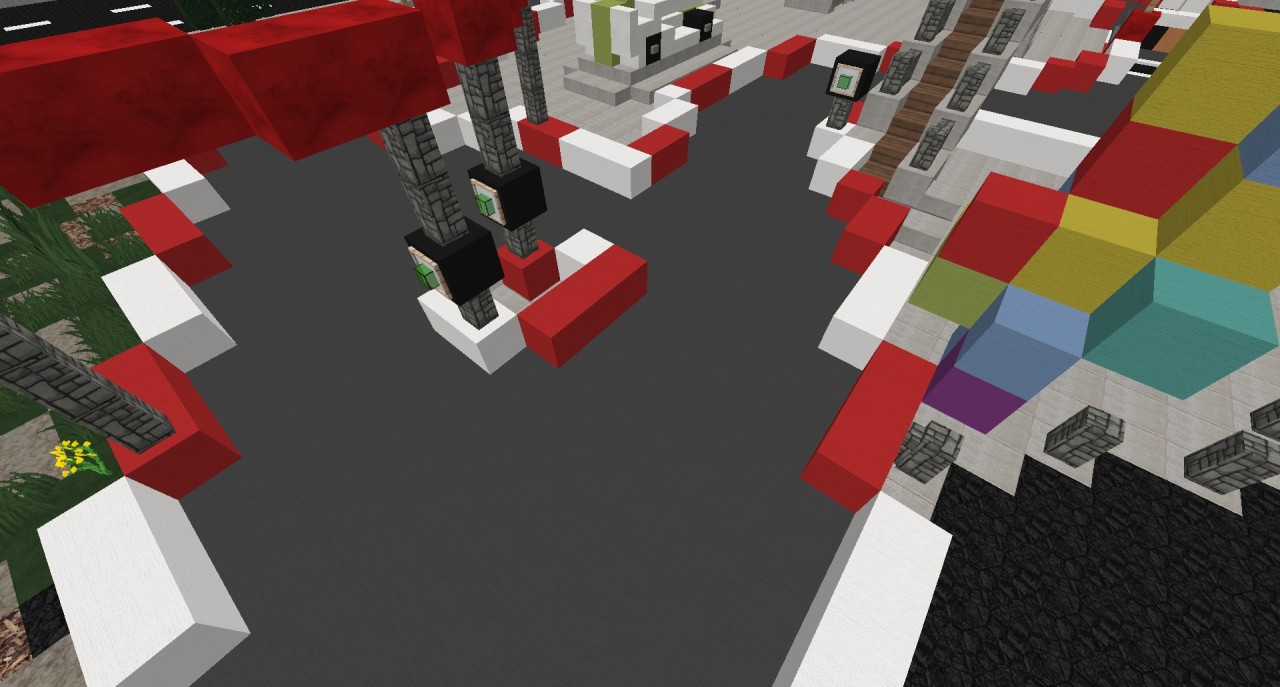 Port Ray Builds | Go-Kart Track Minecraft Map