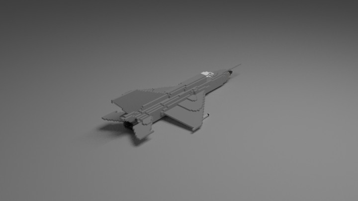 MiG 21 10:1 Minecraft Map