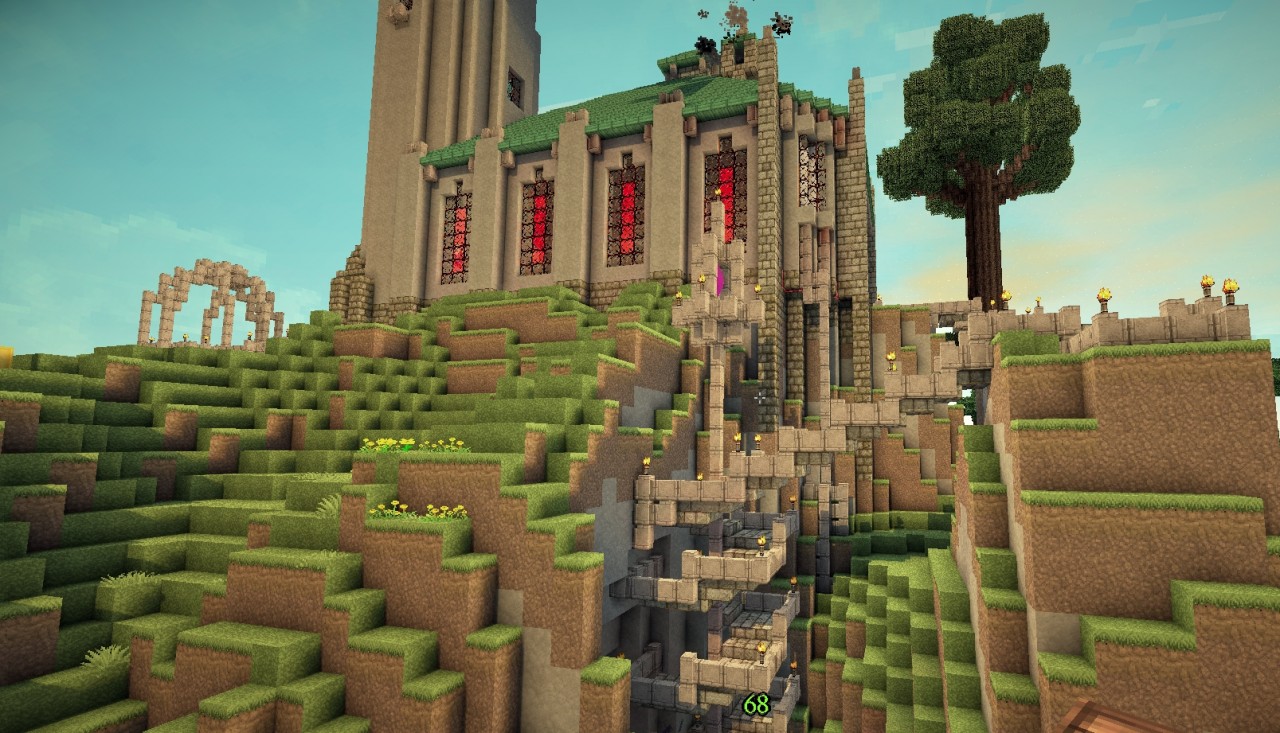 Bergtempel Minecraft Map