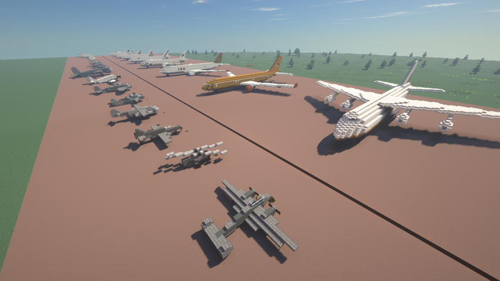 Airplane collection Minecraft Map