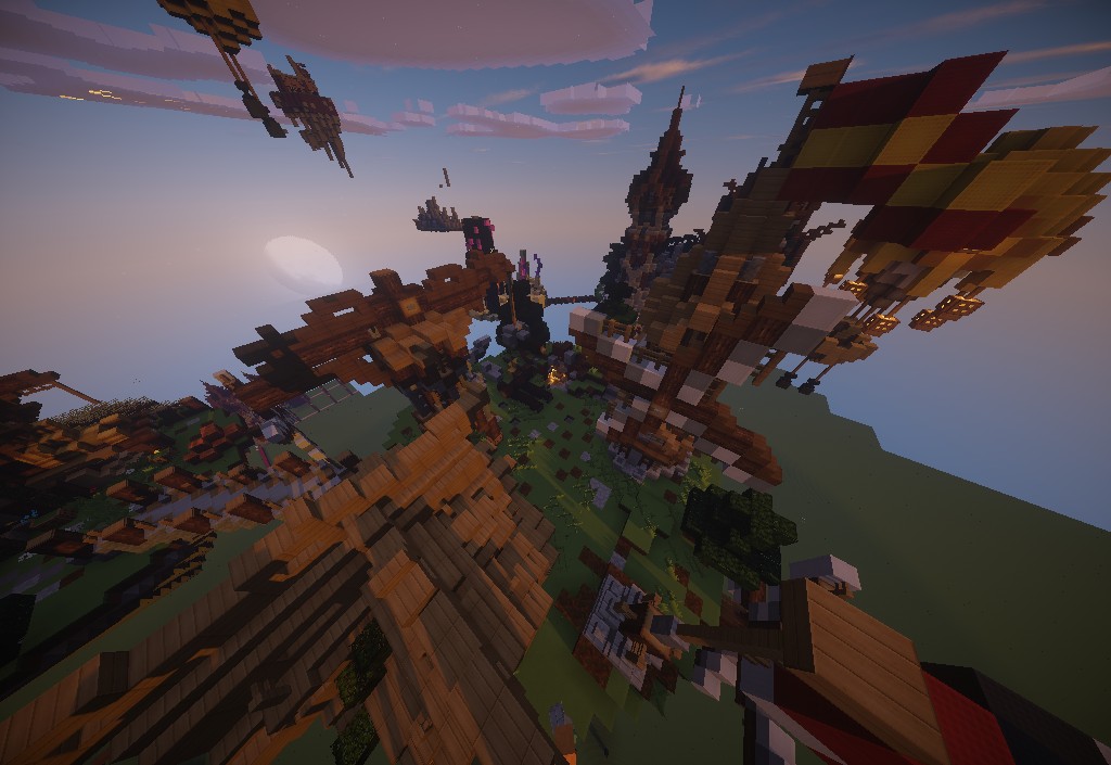 Floating Medieval islands Minecraft Map