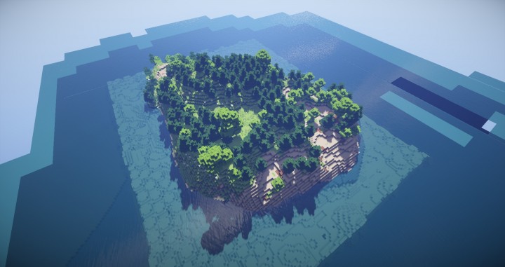 Tropical island Minecraft Map