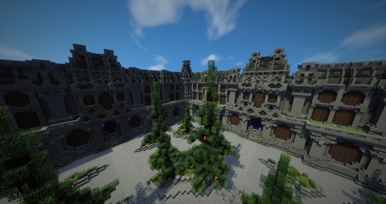 New hub in progress! Minecraft Map