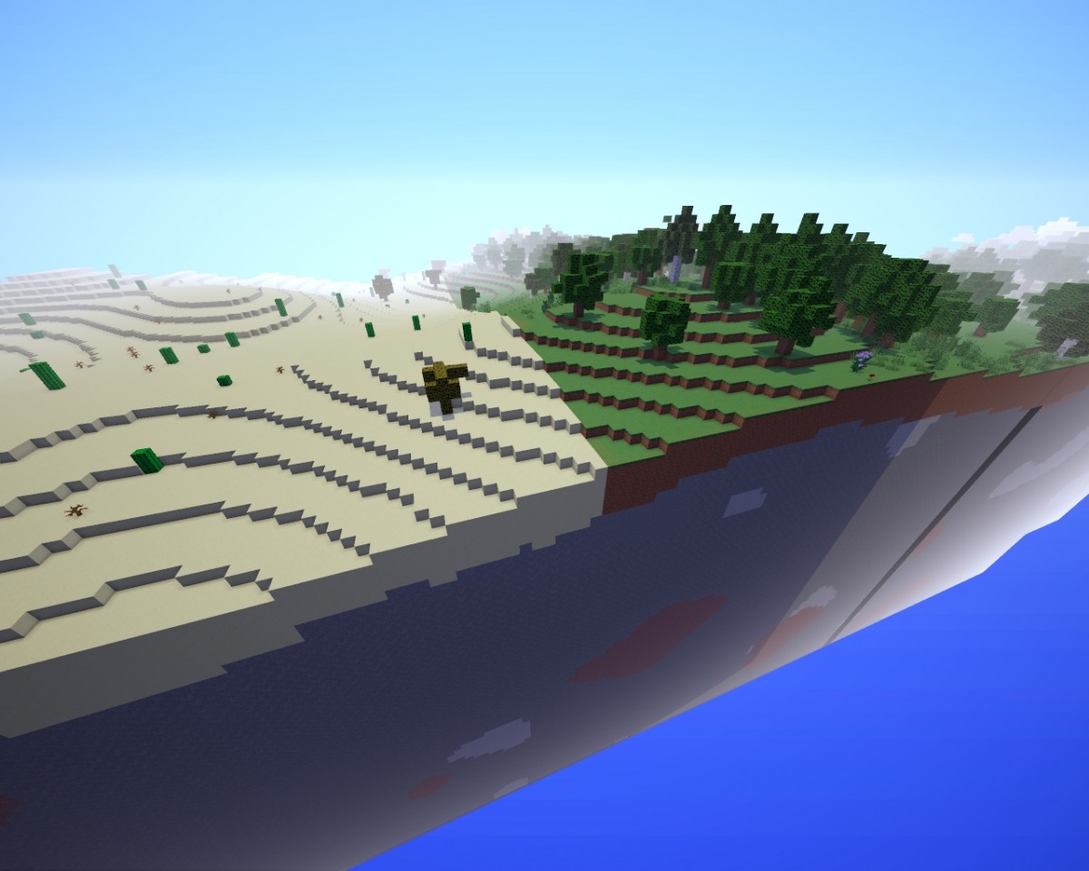 4 Biomes Map 0,5k x 0,5k Minecraft Map