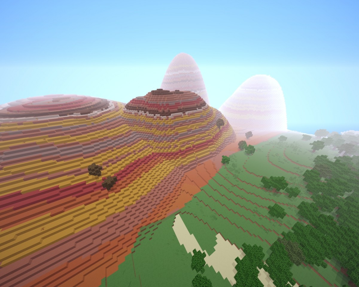 4 Biomes Map 0,5k x 0,5k Minecraft Map