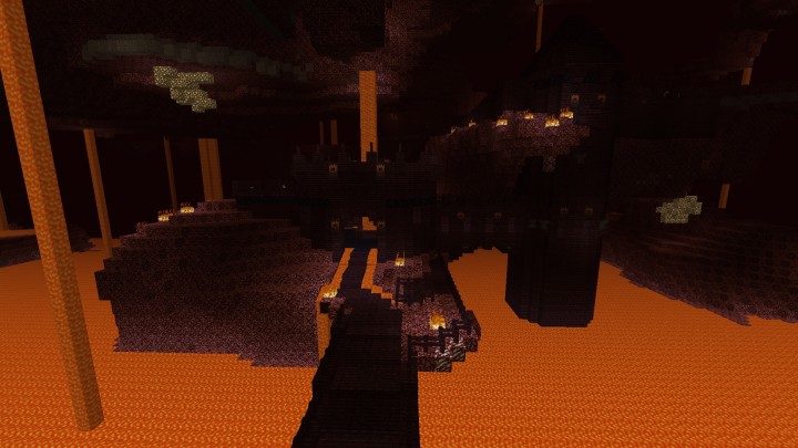 Nether palace Minecraft Map
