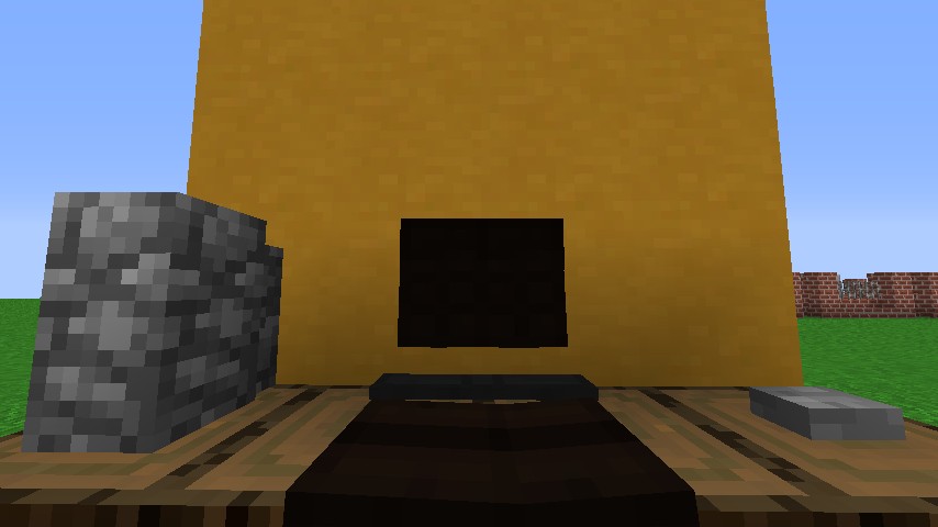 Vanilla survival flat screen tv/ computer monitor Minecraft Project