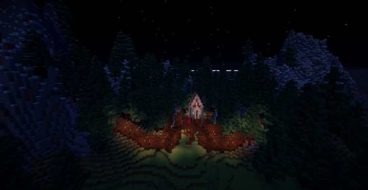 ||Village In The Mountains|| ||60%W.I.P|| ||Build|| Minecraft Map