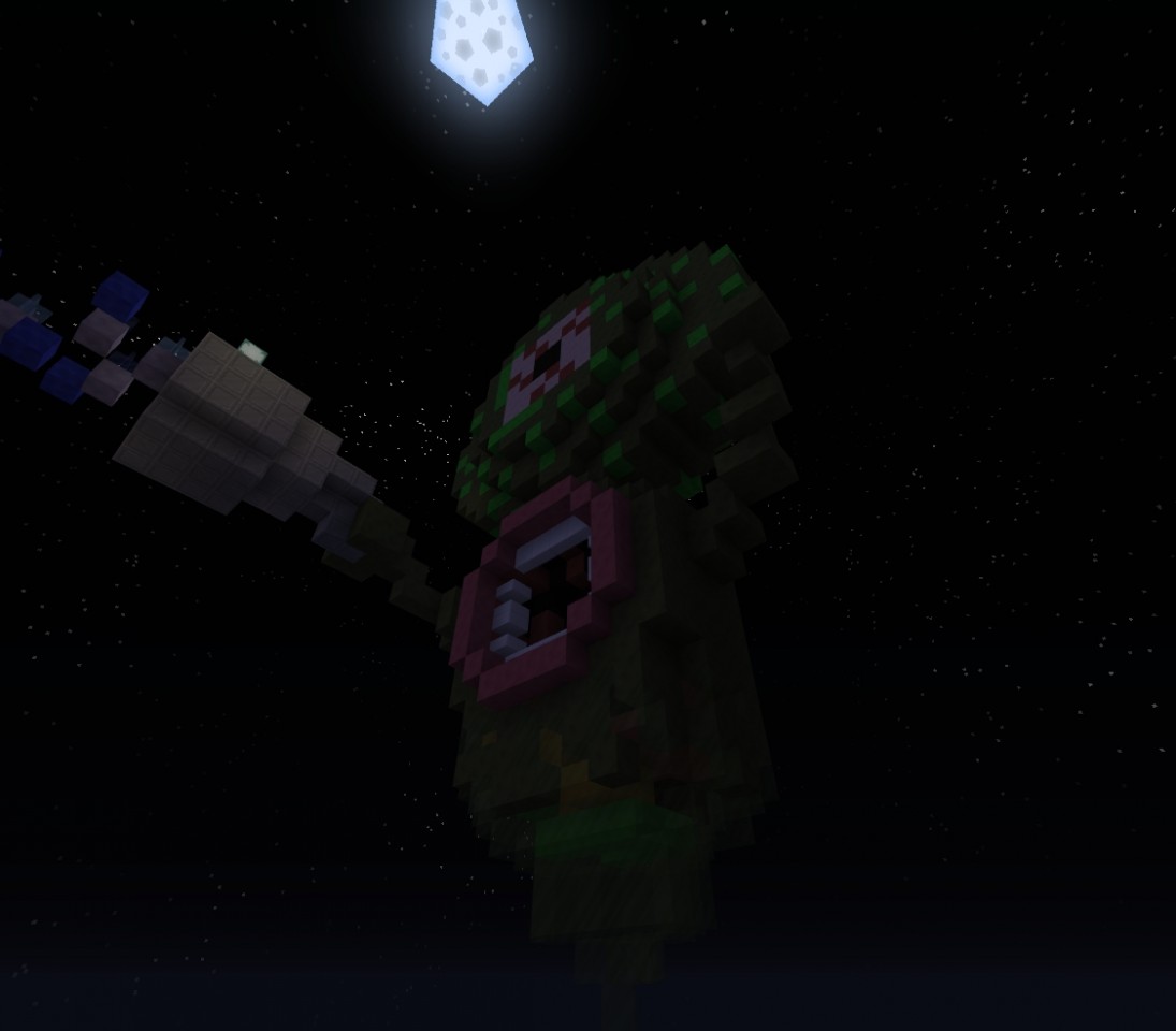 Weird Green Monster thing!!?? Minecraft Map