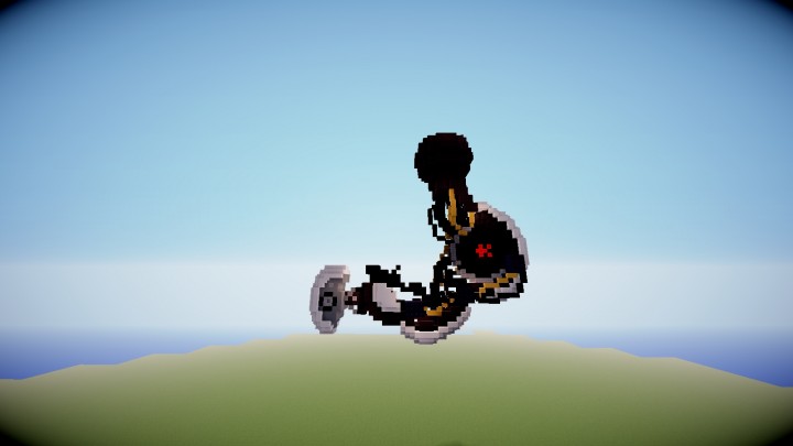 GlaDOS from Portal 1 & 2 Minecraft Map