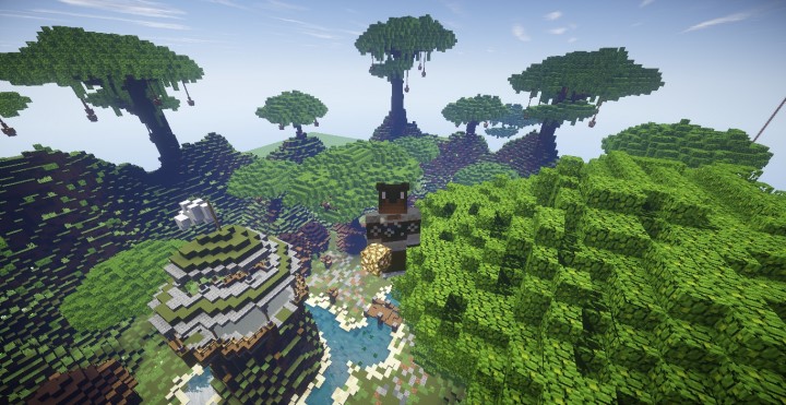 Overgrown Village Arena Minecraft Map