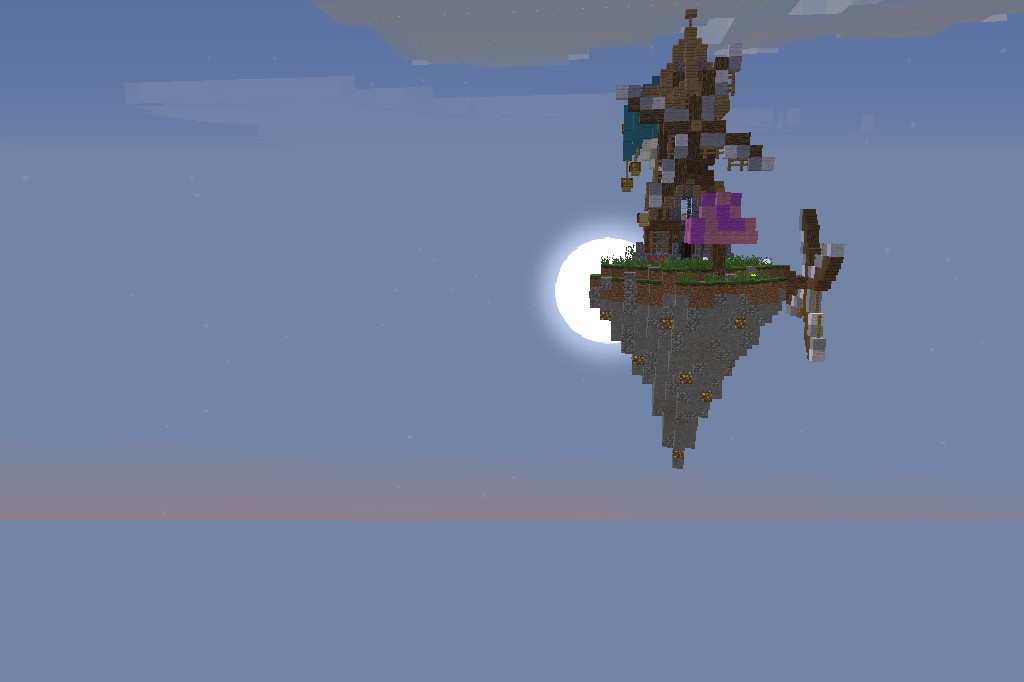 Fantasy floating island Minecraft Map