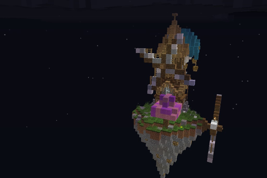 Fantasy floating island Minecraft Map