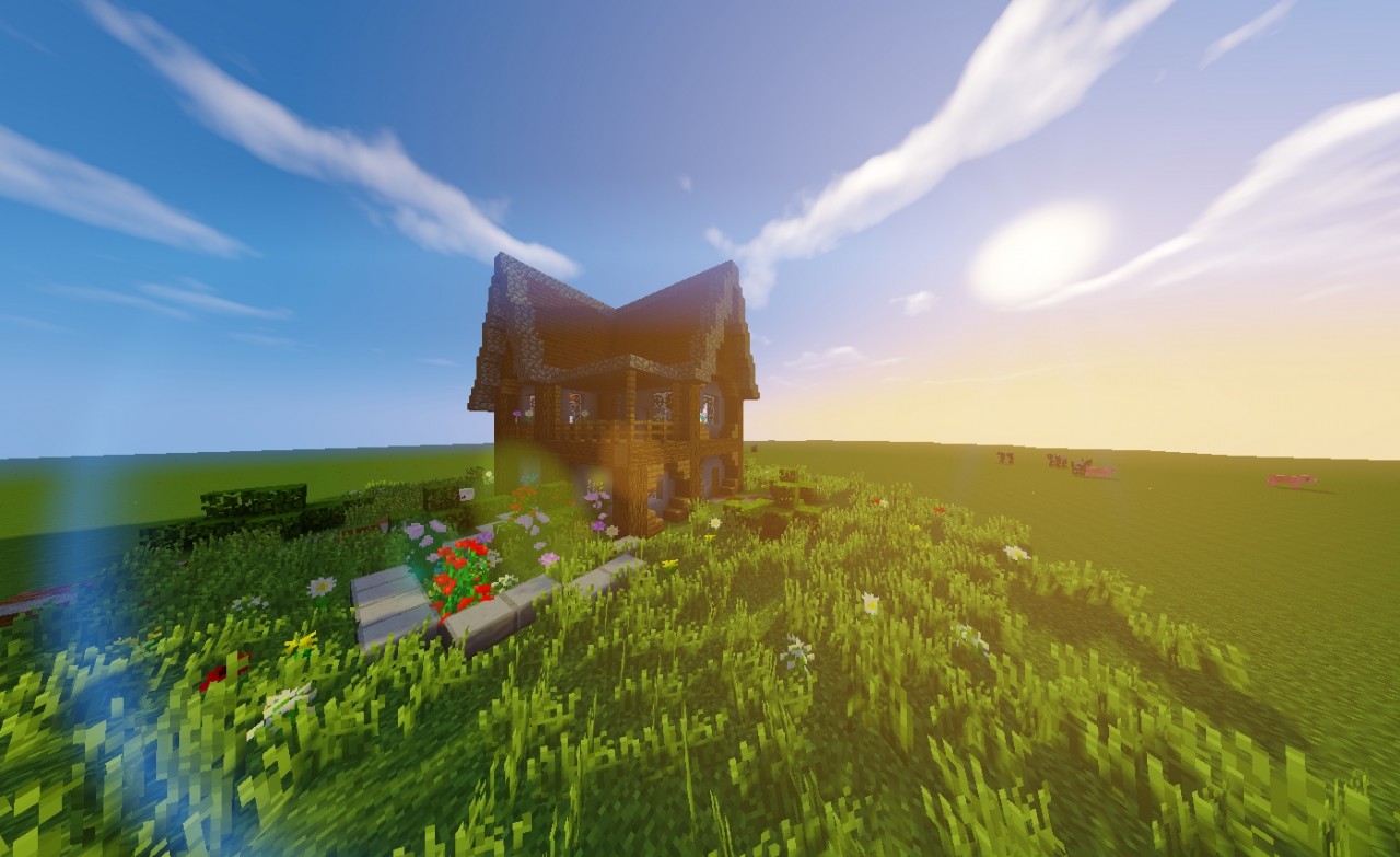 Beautiful Rustic House Minecraft