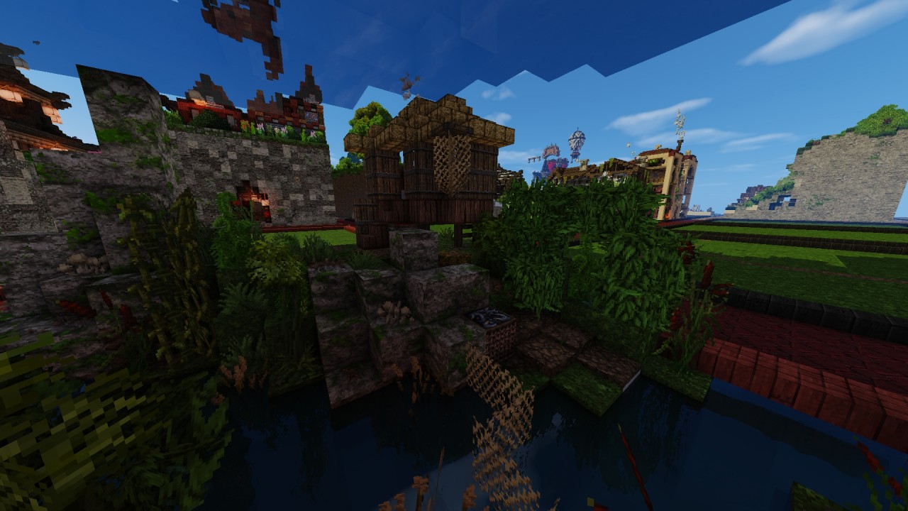 Indonesian styled temple Minecraft Map