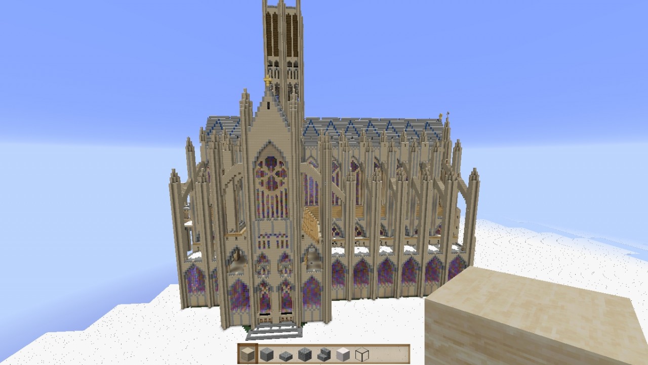 Huge Gothic Cathedral Minecraft Map