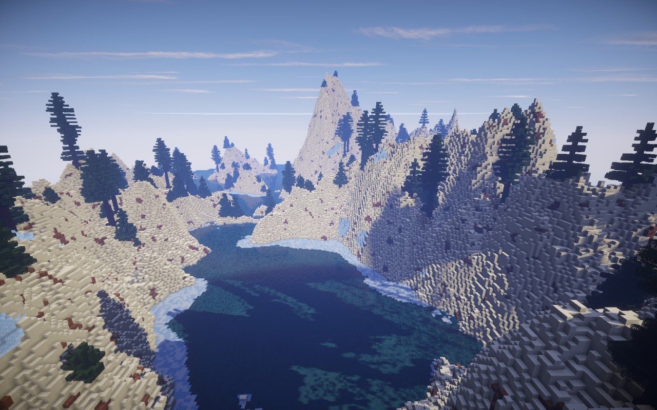 Frozen Island Minecraft Map
