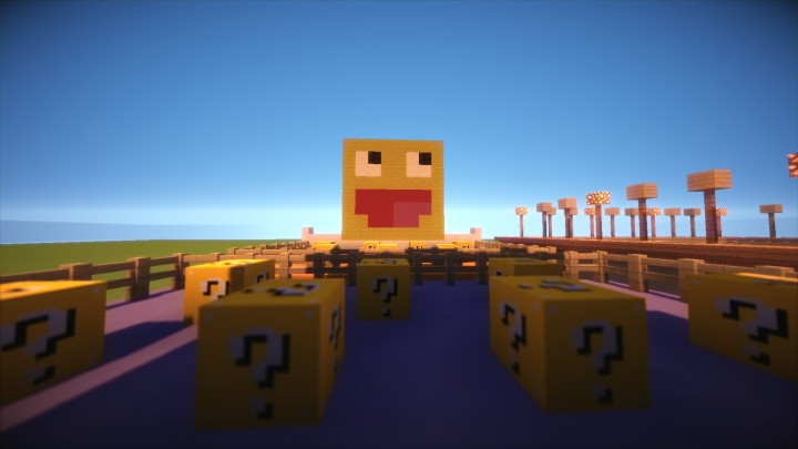 LUCKY BLOCK PVP MAPA (SGBL vs FullTV) Minecraft Map