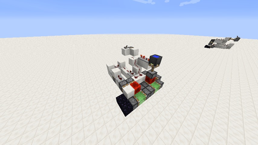 2 - directional flying machine and docking stations. Minecraft Project