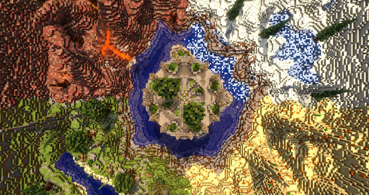 200x200 Hub - Auris Minecraft Map