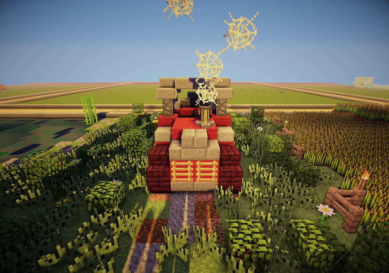 Medieval Farm with a Tractor :D Minecraft Map
