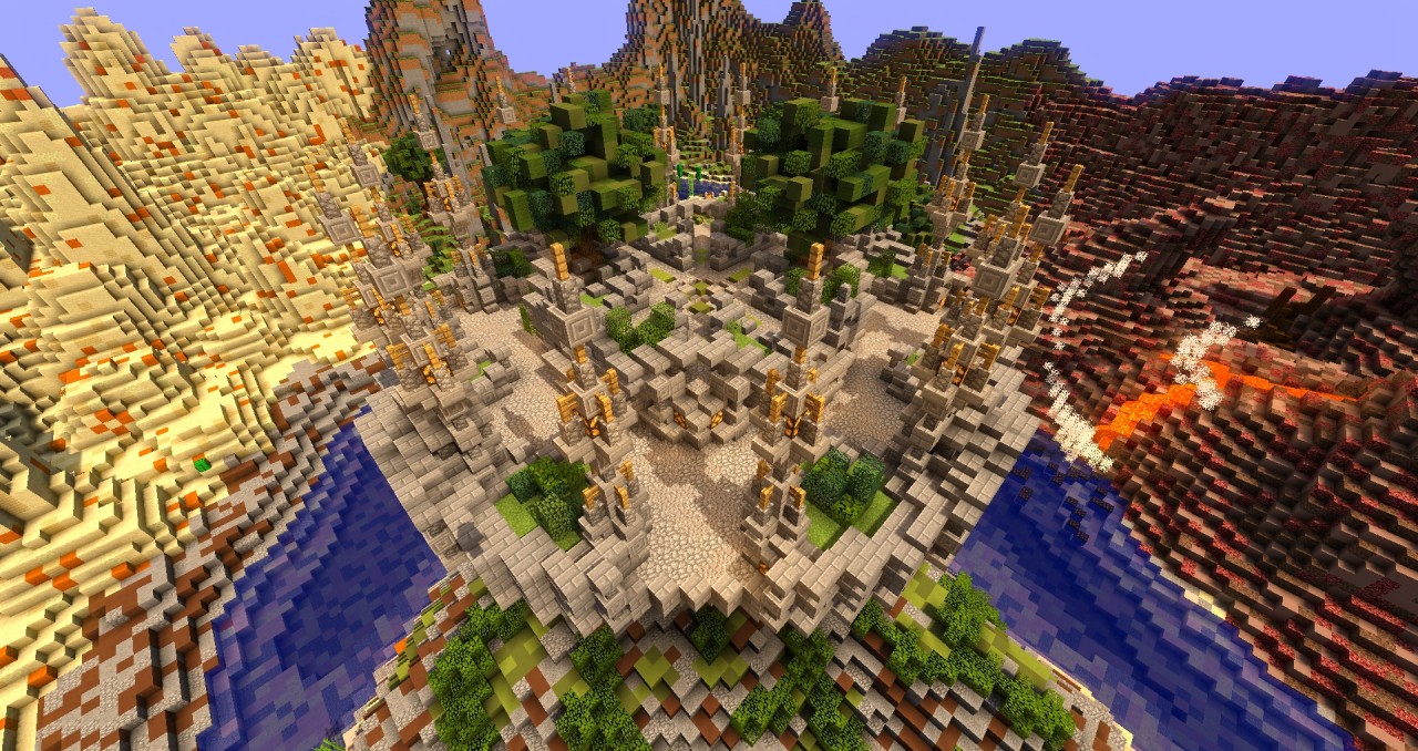 200x200 Hub - Auris Minecraft Map