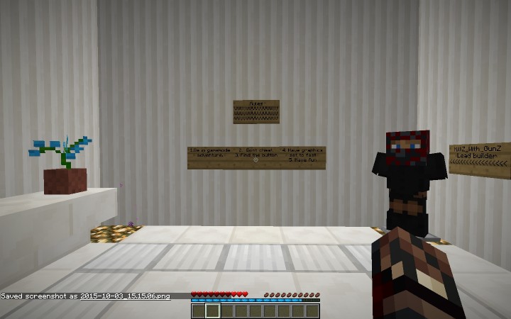 Find the button Minecraft Map