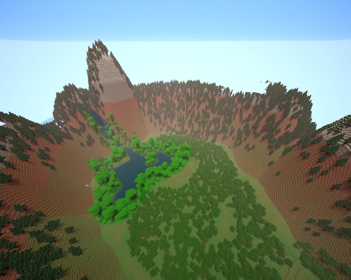 Wonderful Valley (survival fit) 0,6k x 0,6k Minecraft Map