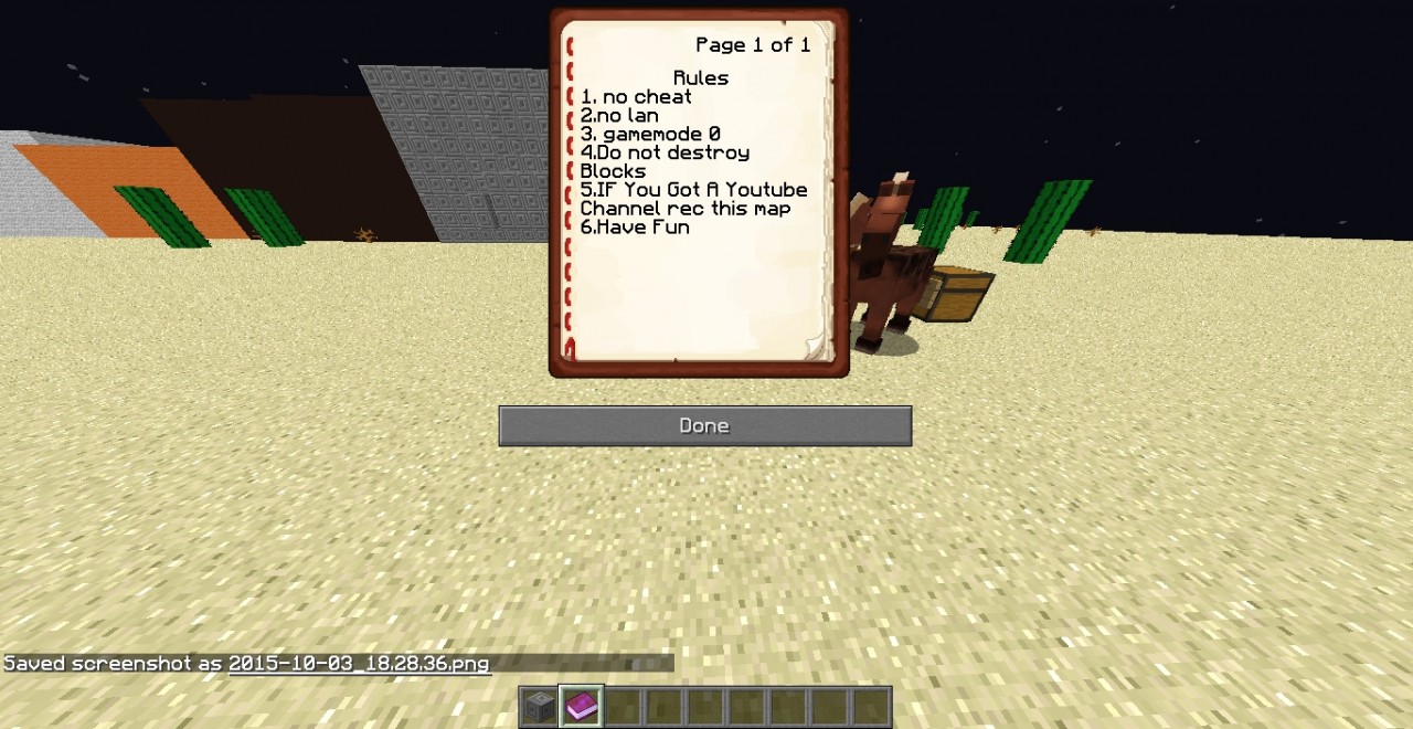 Night Map Minecraft Map