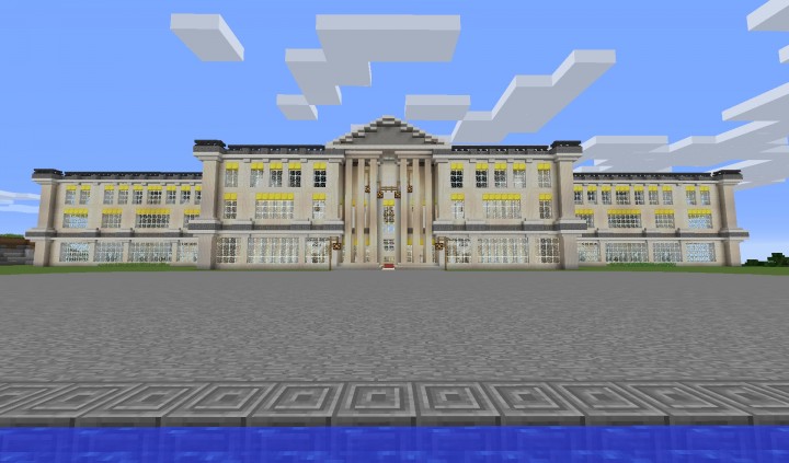 English Baroque Mansion Estate Minecraft Map