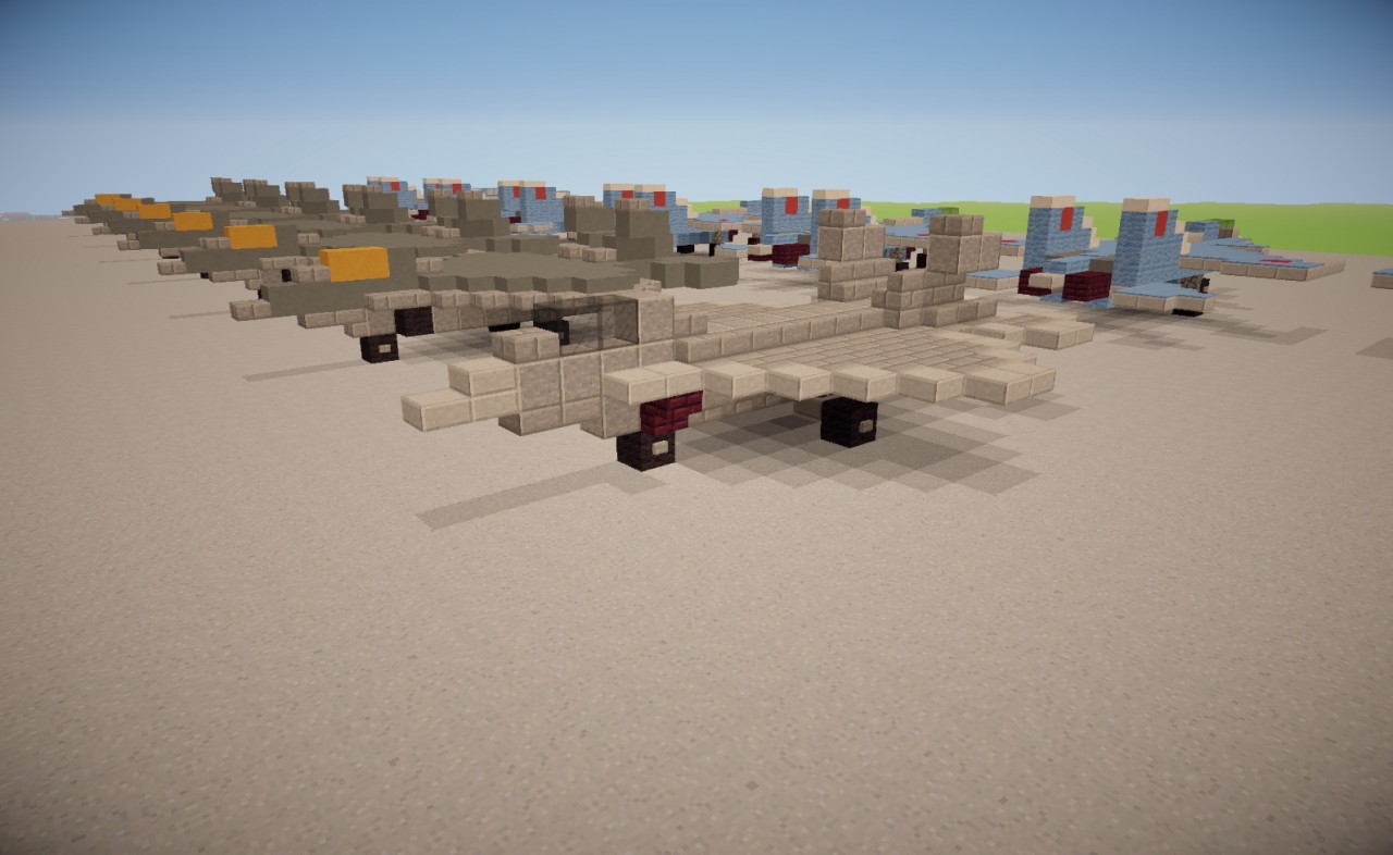 F-22 Raptor US Air Force Fighter Jet 1:1 Scale Minecraft Map