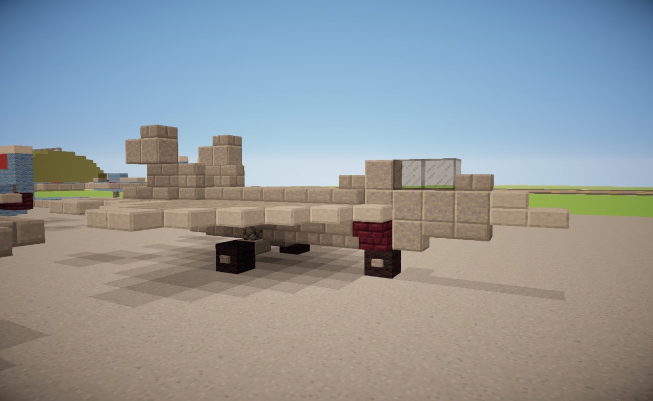 F-22 Raptor US Air Force Fighter Jet 1:1 Scale Minecraft Map