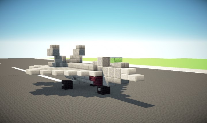 F-22 Raptor US Air Force Fighter Jet 1:1 Scale Minecraft Map