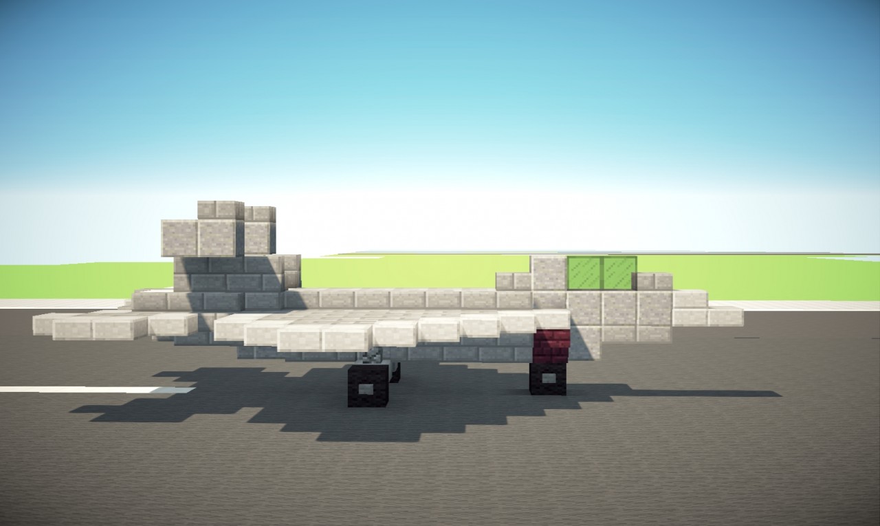 F-22 Raptor US Air Force Fighter Jet 1:1 Scale Minecraft Map