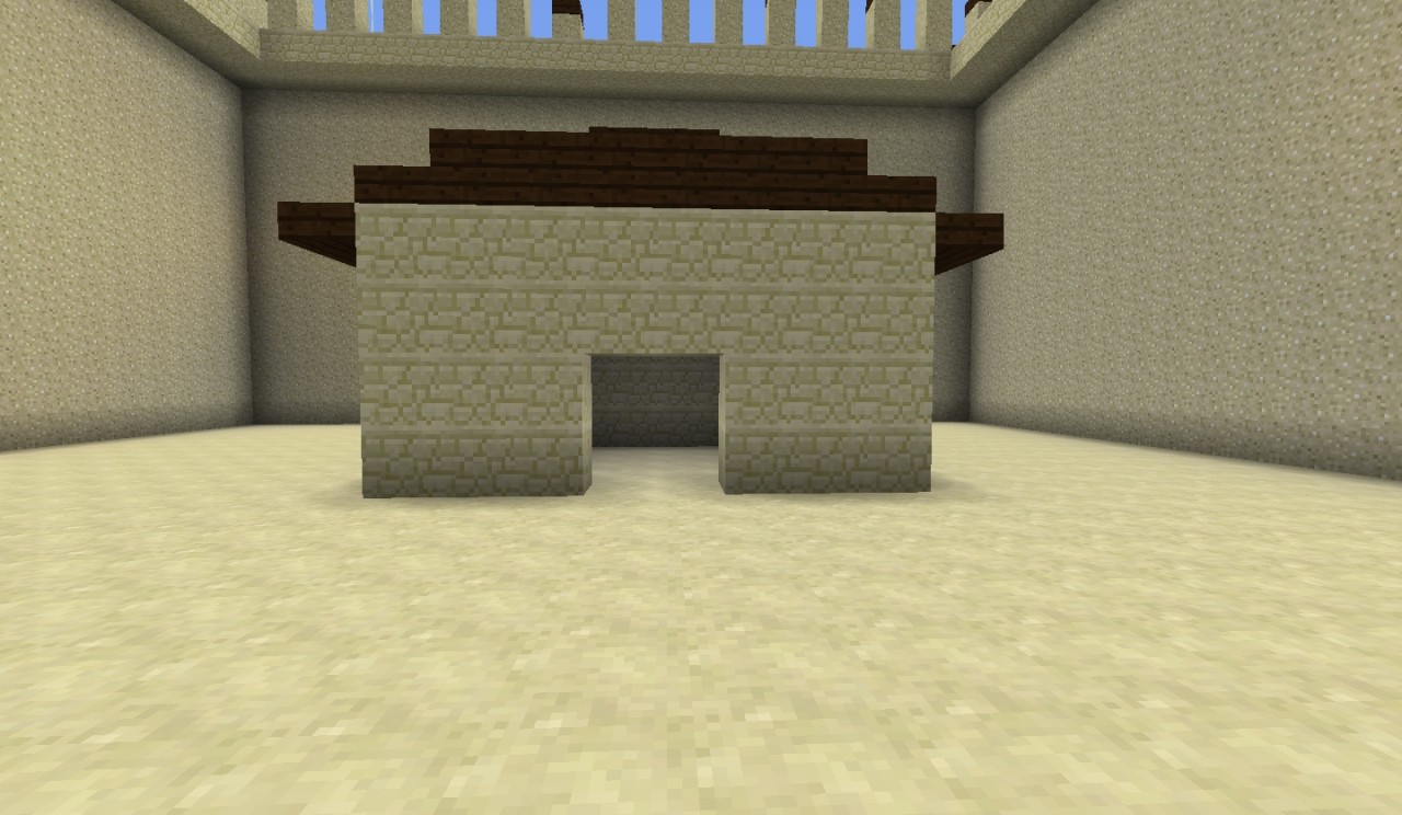 Unique Sand Castle Minecraft Map