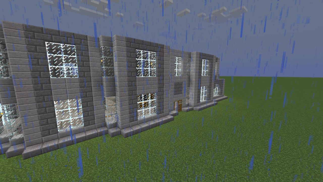 Giant Stone Brick/ Stone Slab House Minecraft Map