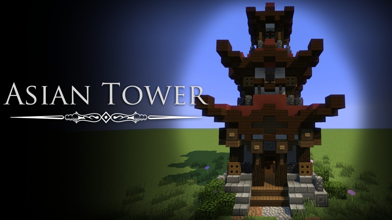Asian Tower + Download! Minecraft Map