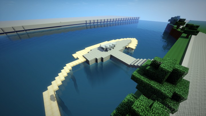 Pyramid Waterfront Complex Minecraft Map