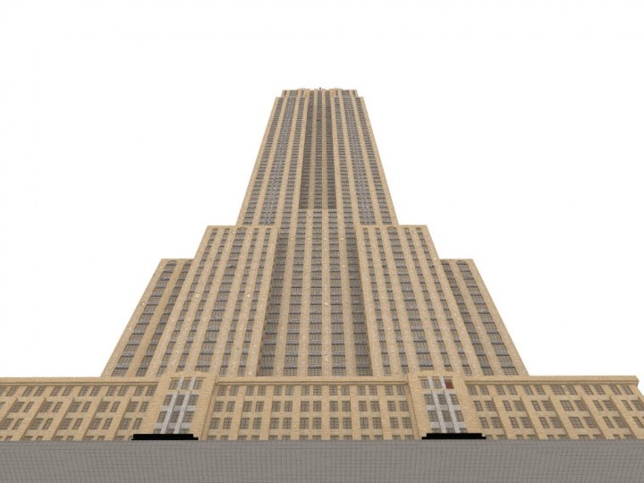 The Real World New York Empire State Building Minecraft Map