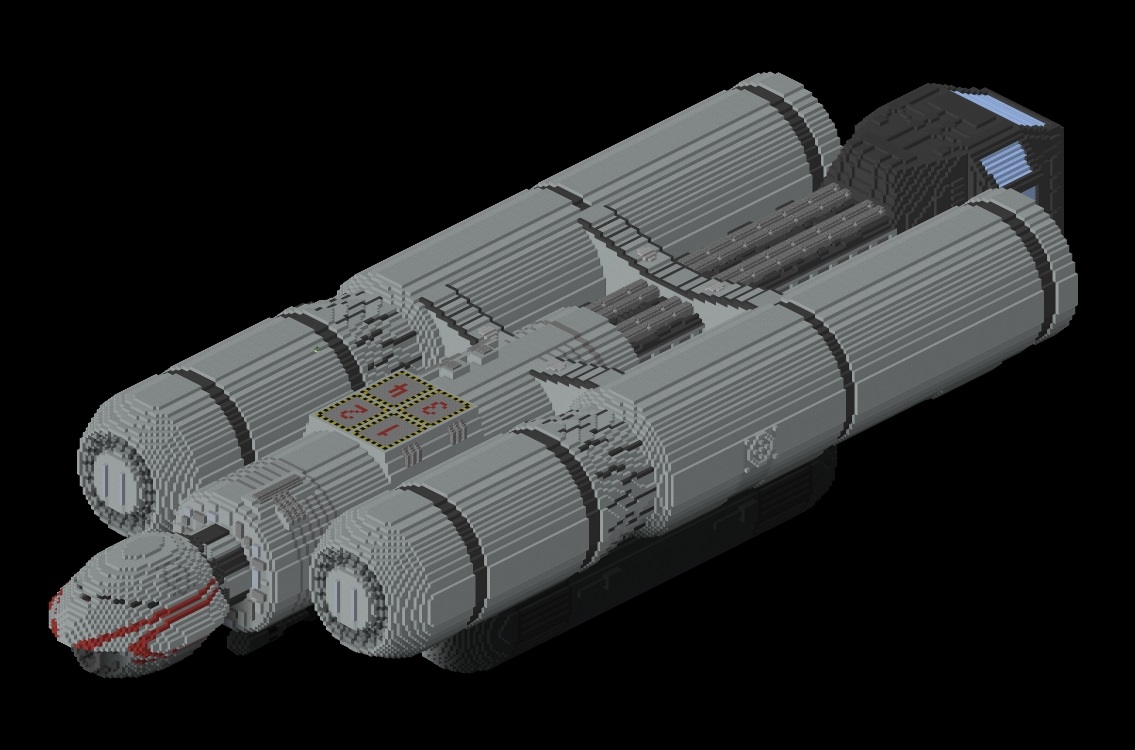 BSG Tube Ship Minecraft Map