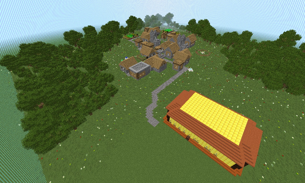 Flying Pigs Control Minecraft Map